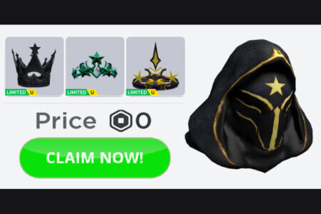 FREE Roblox UGC Limited, Style Stars Black Hood